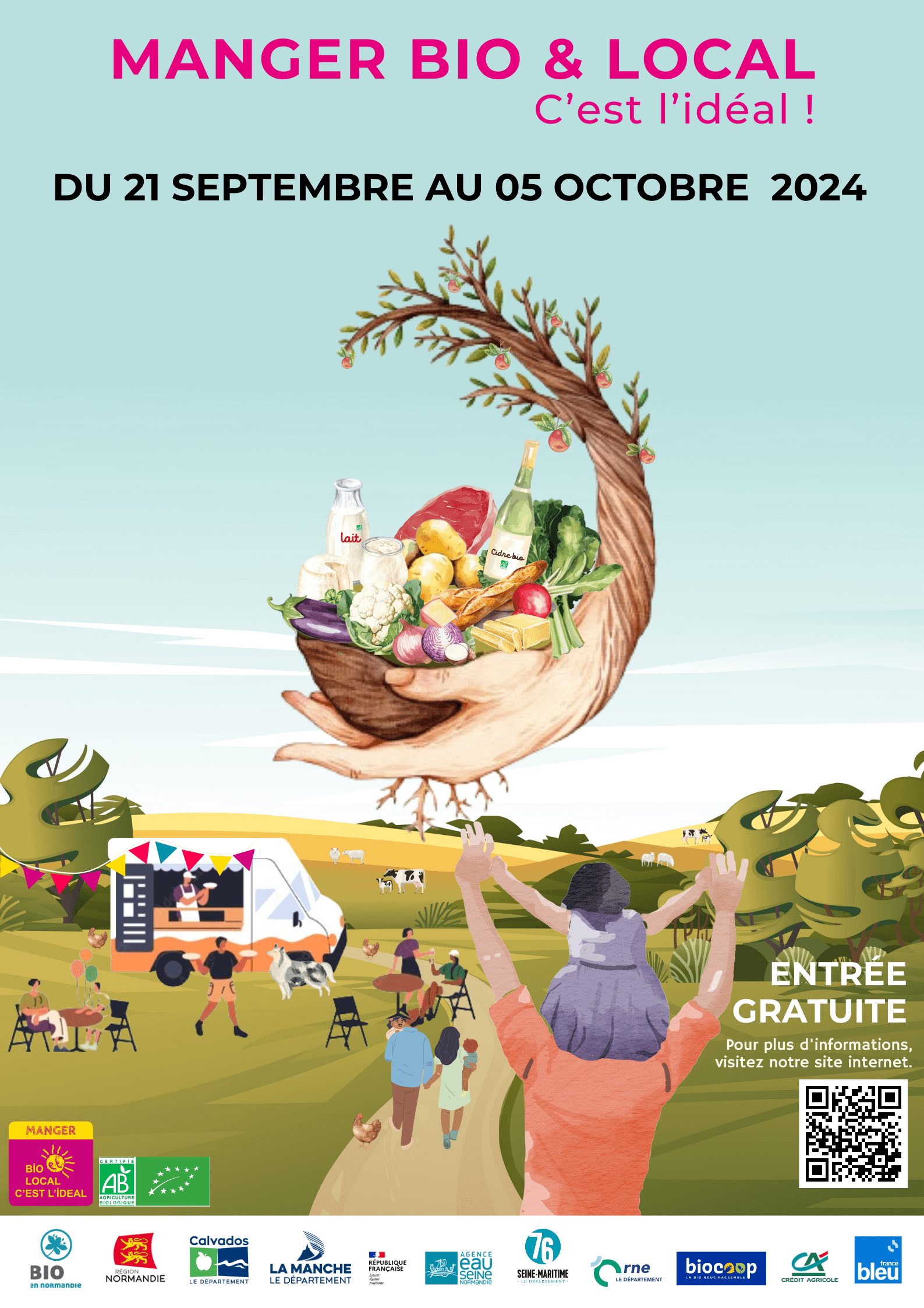 Manger bio & local, c'est l'idéal ! | EDITION 2024 - Bio en Normandie